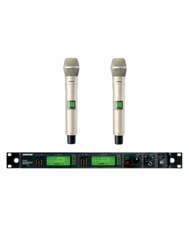 Shure SLXD24D/SM58 Dual Digital Wireless Handheld Microphone System ...