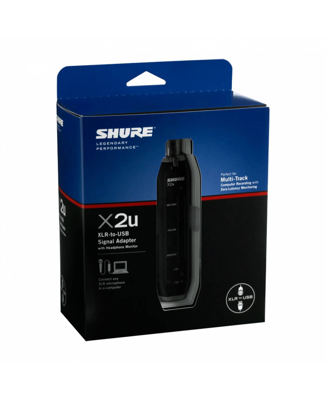 Shure X2U - XLR to USB Microphone Signal Adapter